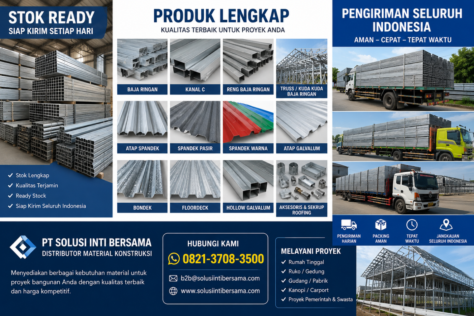 Jual Truss Spandek , Bondek , Baja Ringan Mamuju Tengah - PT Solusi ...